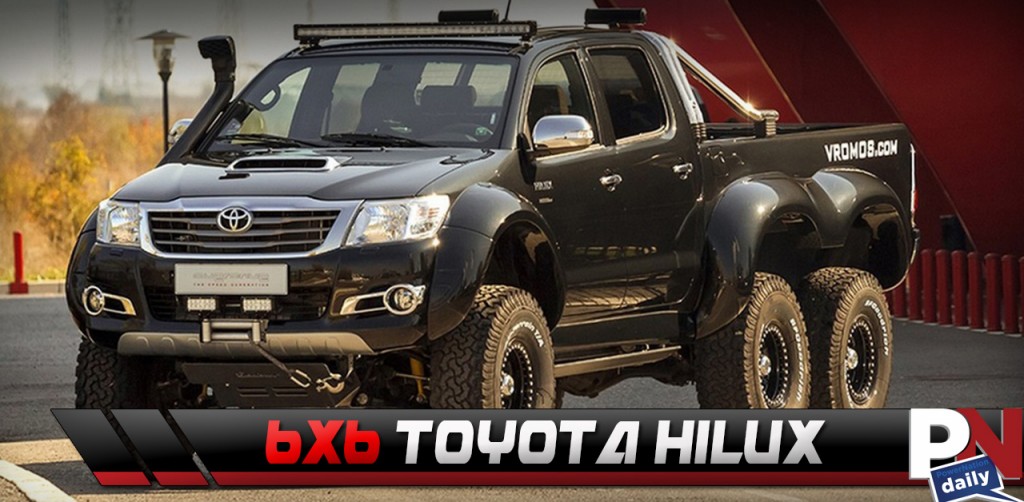The 3L Turbo Diesel 6×6 Toyota Hilux