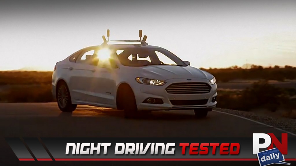 Ford Tests Out Night Vision On An Autonomous Fusion!