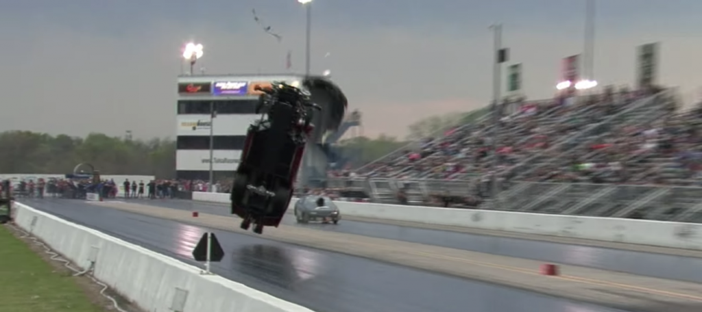 4000HP Corvette Flies Through Air During Drag Race – INSANE!