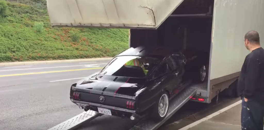1965 Mustang Trailer Loading Fail!