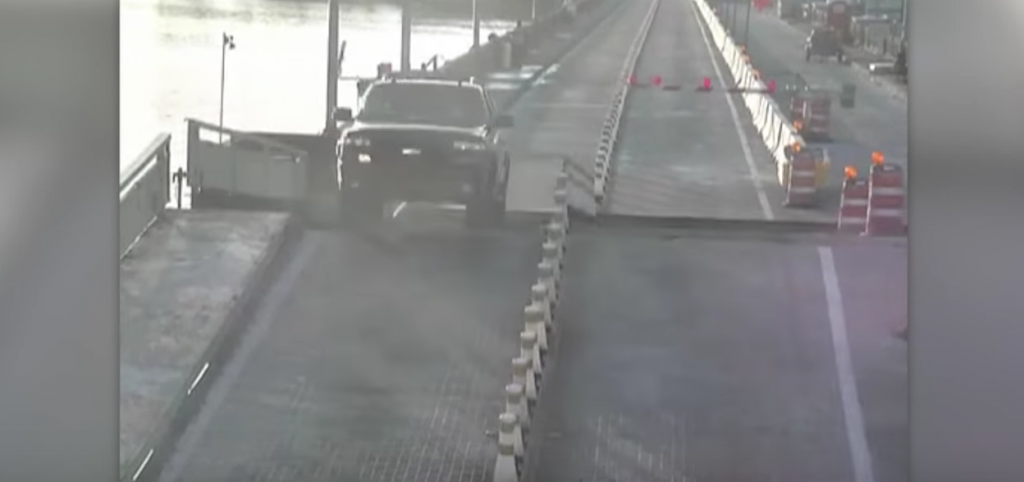 SUV Decides To Jump Drawbridge In Florida