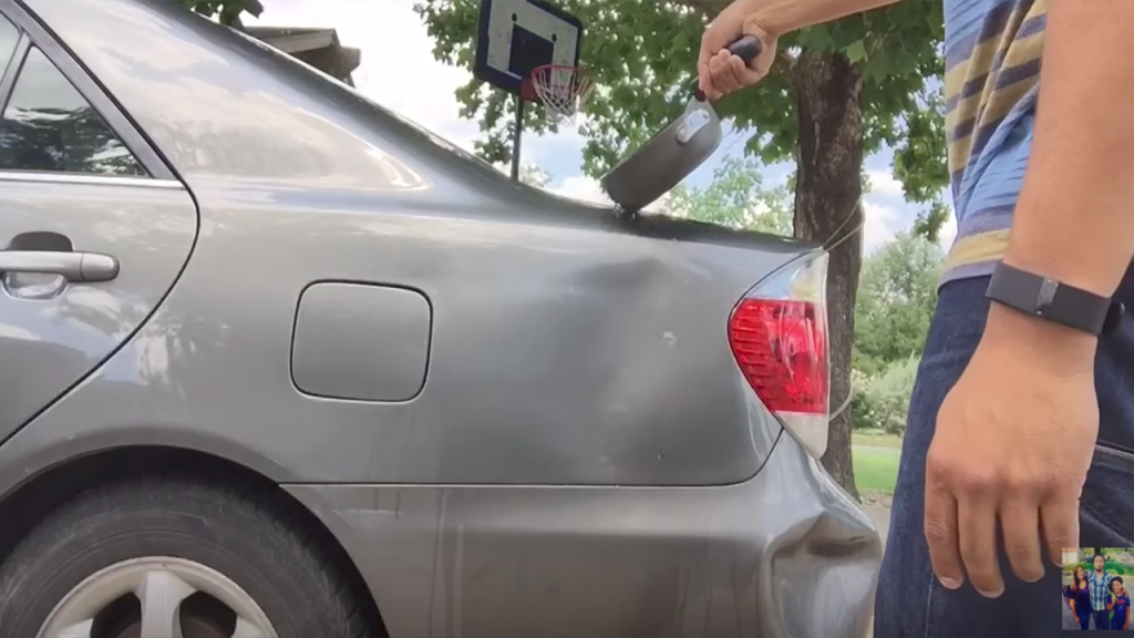Using Boiling Water to Get Car Dents Out