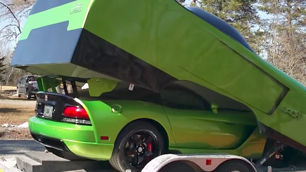 Viper Inside A Viper Trailer! Viper Within A Viper