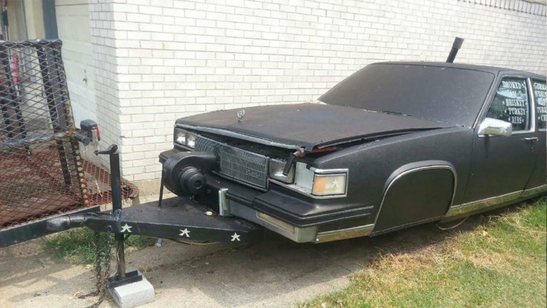 Cadillac DeVille Made Into BBQ Smoker