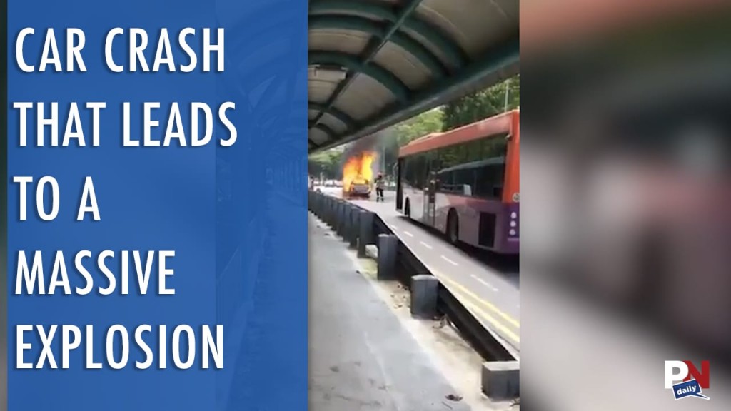 Car Crash Leads To A Massive Explosion
