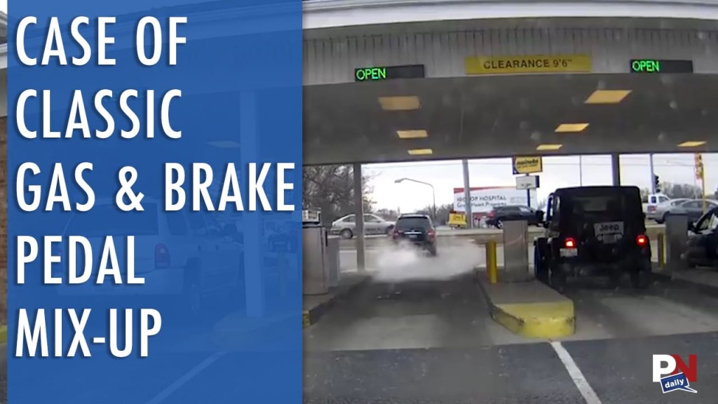 Classic Gas And Brake Pedal Mix-up Sends A Kia Flying