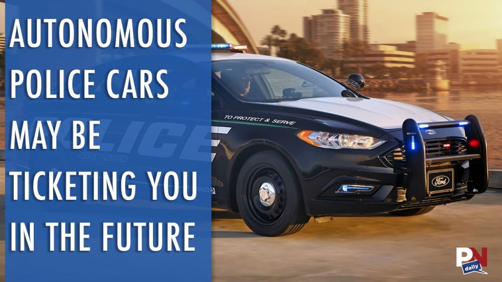 Autonomous Police Cars May Be Ticketing You In The Future