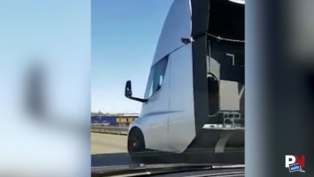 Tesla’s Semi Was Spotted In California