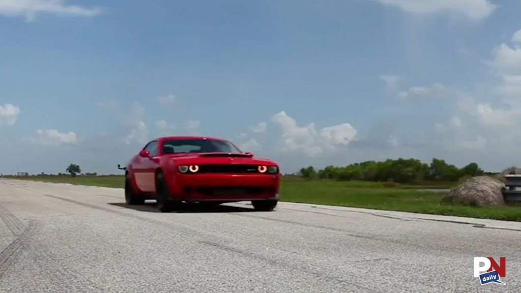 The 1,000 HP Hennessey Demon In Action