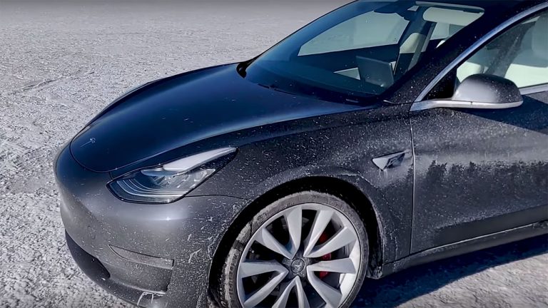 Tesla Model 3 Loses Control At 130MPH At The Salt Flats