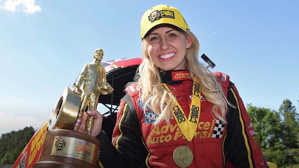 Courtney Force Steps Away From The Driver’s Seat