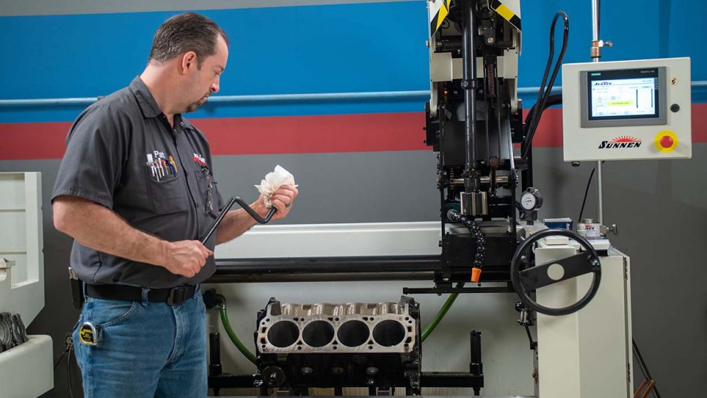 Engine Power: Torque Plate Honing In-House For Our 408 Windsor