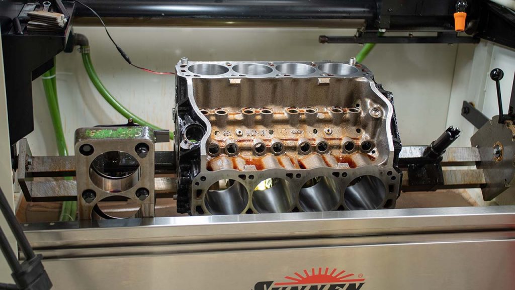 Engine Power: Torque Plate Honing In-House For Our 408 Windsor
