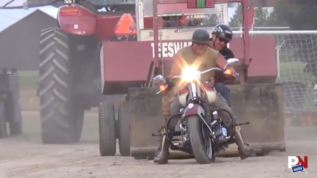 Bikers Who Say “Leave The Tractor Pulling To Us”