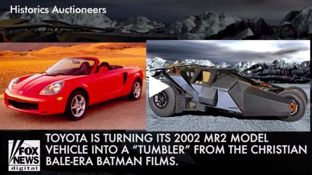 A Toyota MR2 Turned Batmobile