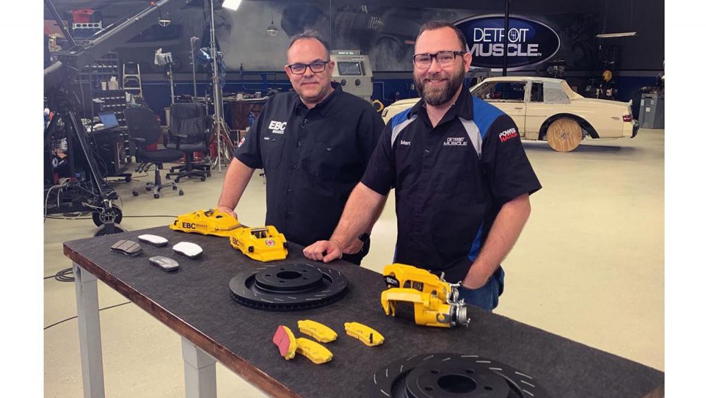 EBC Brakes Stops By The Detroit Muscle Shop!