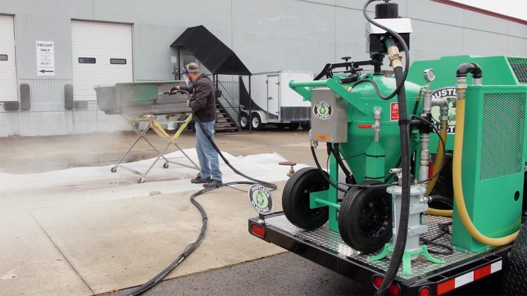 How To Strip Down Paint And Body Filler With Dustless Blasting