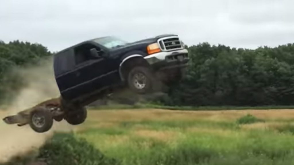 How Far Can A Ford F-250 Super Duty Jump?