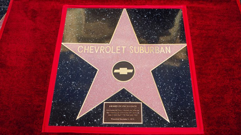 Chevrolet Suburban Is First Vehicle With Star On Hollywood Walk of Fame