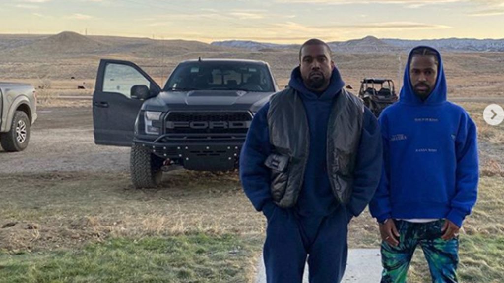 Kanye West Drives His Fleet Of Ford Raptors Around His $14 Million Ranch