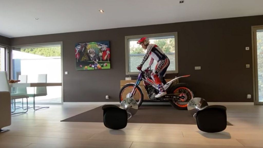Stunts In The Living Room? Even Motorcycle Champs Are Working From Home