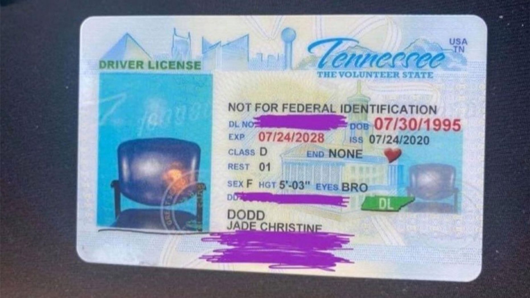 Woman Renews Drivers License Online, Receives ID With Picture of Empty ...