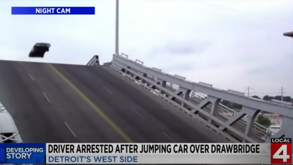Detroit Driver Arrested For Jumping Drawbridge ‘Dukes Of Hazzard’ Style