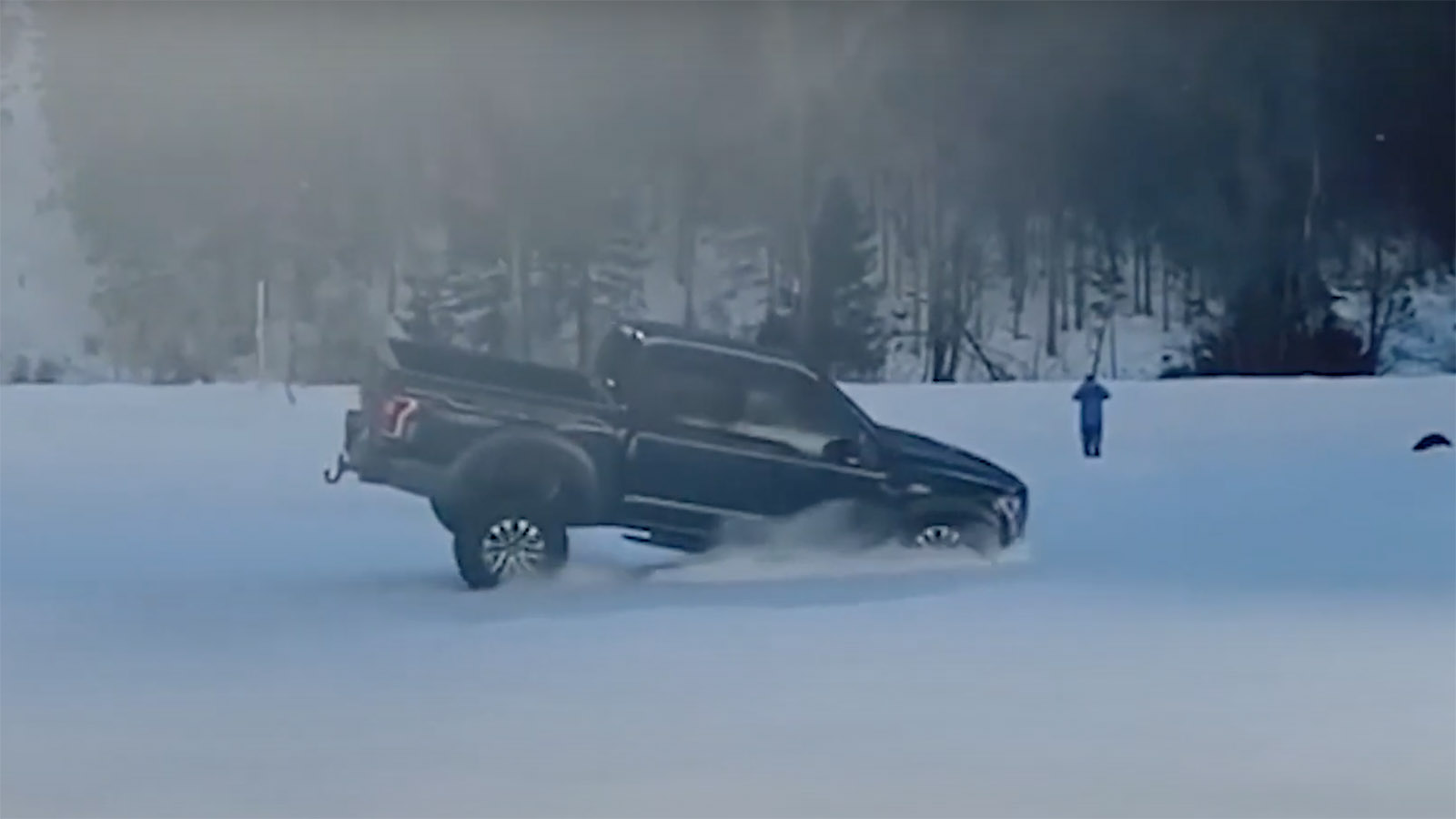 2021 Ford F-150 Raptor Gets Serious Air With a Snow Ramp