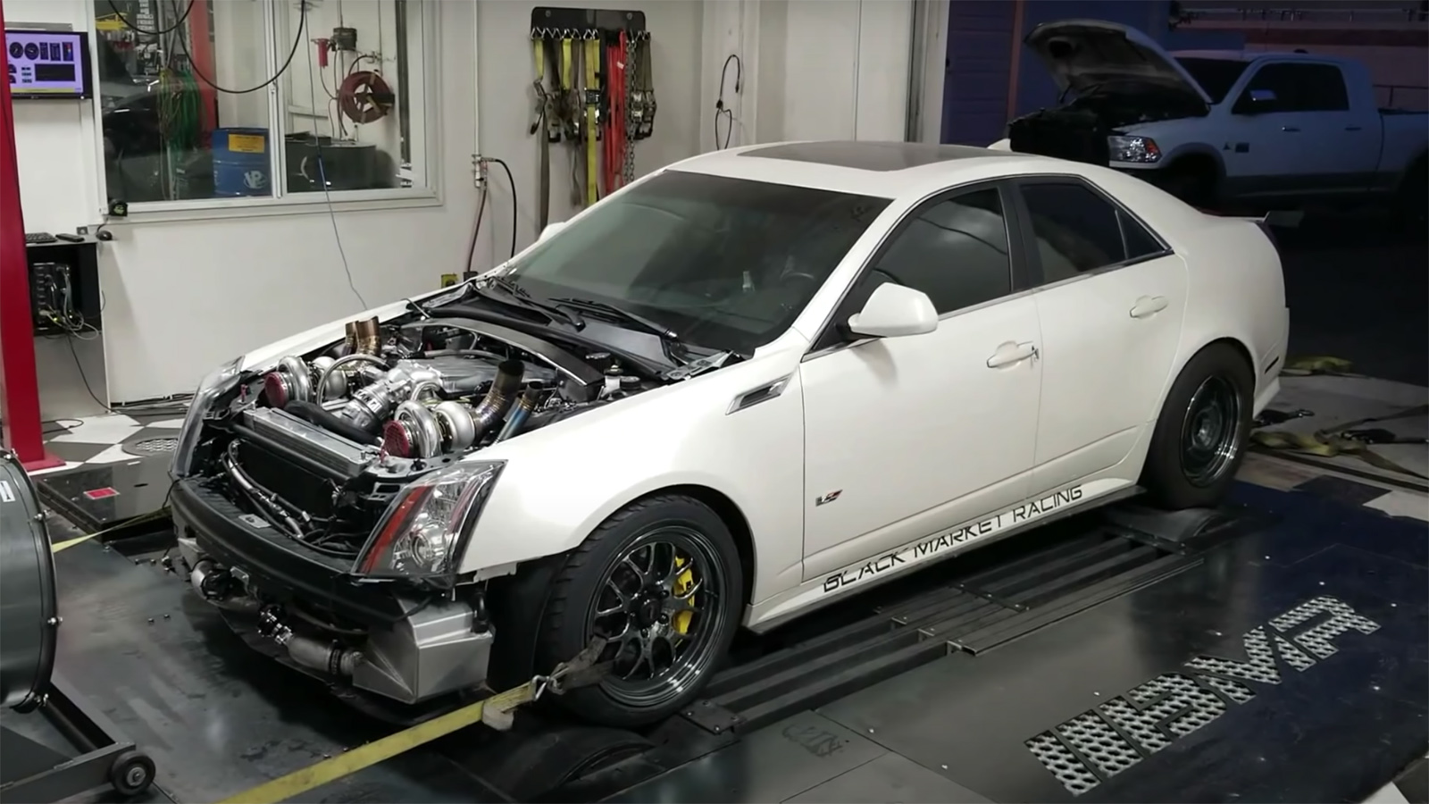 Monstrous Twin-Turbo Cadillac CTS-V Delivers 1,800 Horsepower