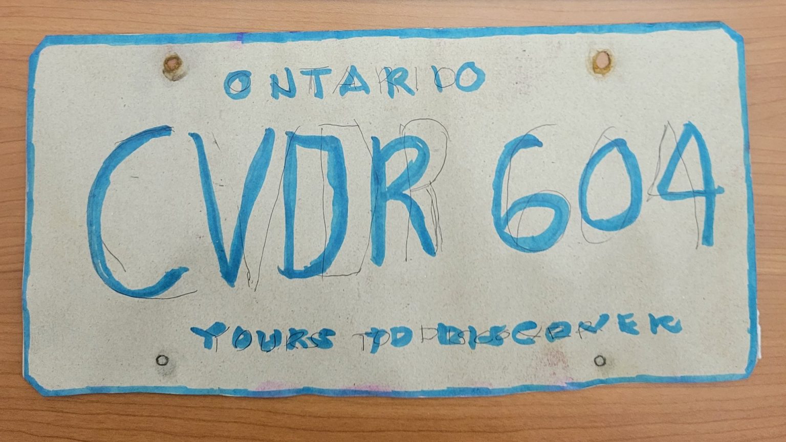Police Arrest Man for Driving with a Hand-Drawn License Plate