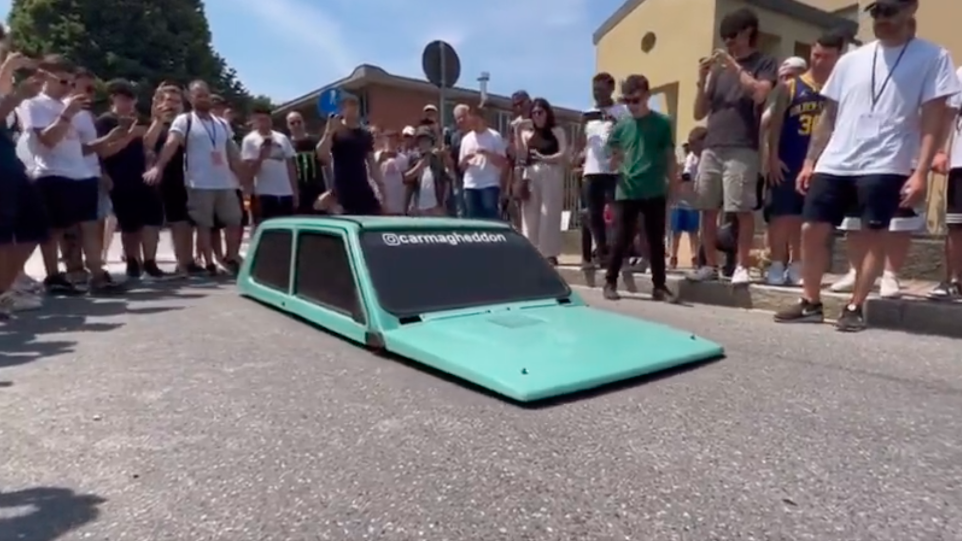 The World’s Lowest Car Looks Like A Real-Life Video Game Glitch